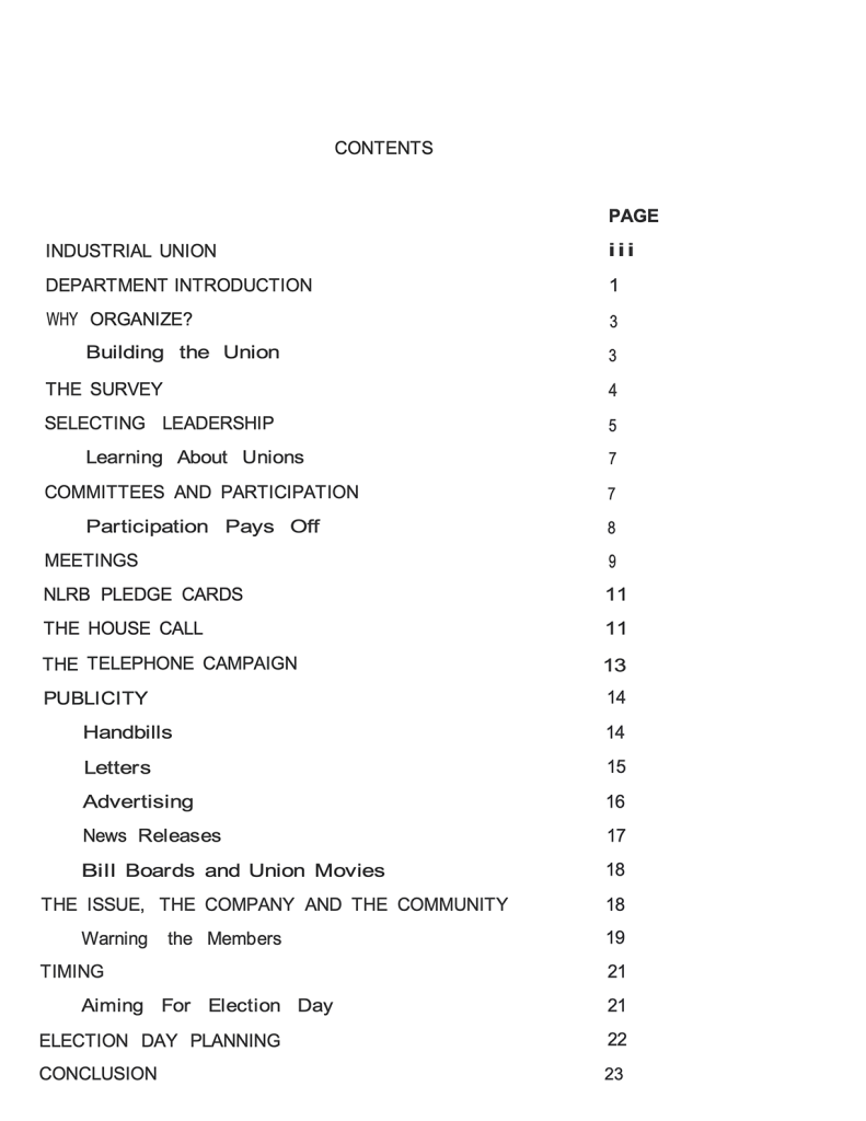 Union Organizers Guide Policy – Key Insights & Best Practices